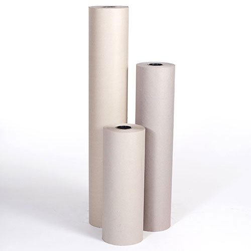 24" 60# Grey Bogus Kraft Paper Roll | Hershey Paper Company