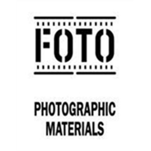 #DL4300 3 x 4" FOTO Photographic Materials Label | Cross Corporation