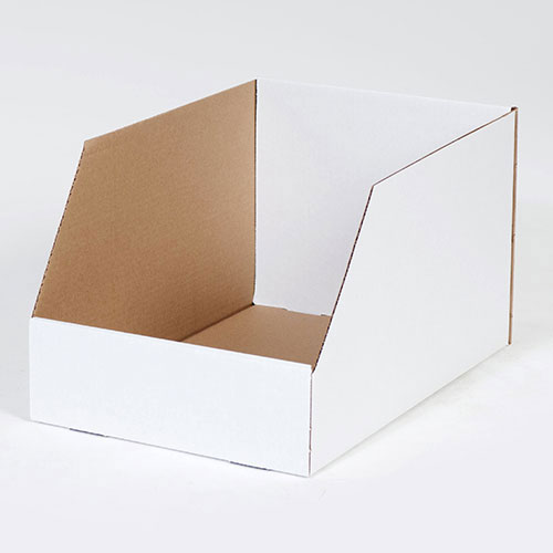 22 1/2 x 24 x 10" Jumbo Open Top Bin Box | Hershey Paper Company