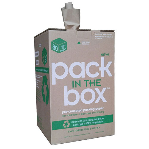 12" x 1500' 30# Kraft Paper Box Dispenser | Hershey Paper Company